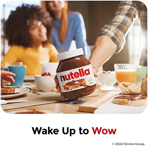 Nutella Hazelnut Spread with Cocoa for Breakfast, Great for Easter Baking, 35.3 oz Jar