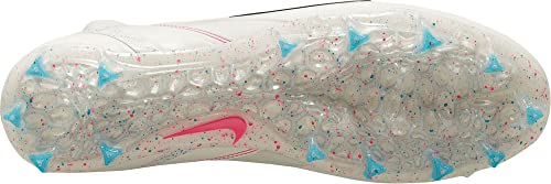 Nike Alpha Huarache 8 Elite CW4440-116 Sail/Hyper Pink/Laser Blue/White Men's Lacrosse Cleats 10 US