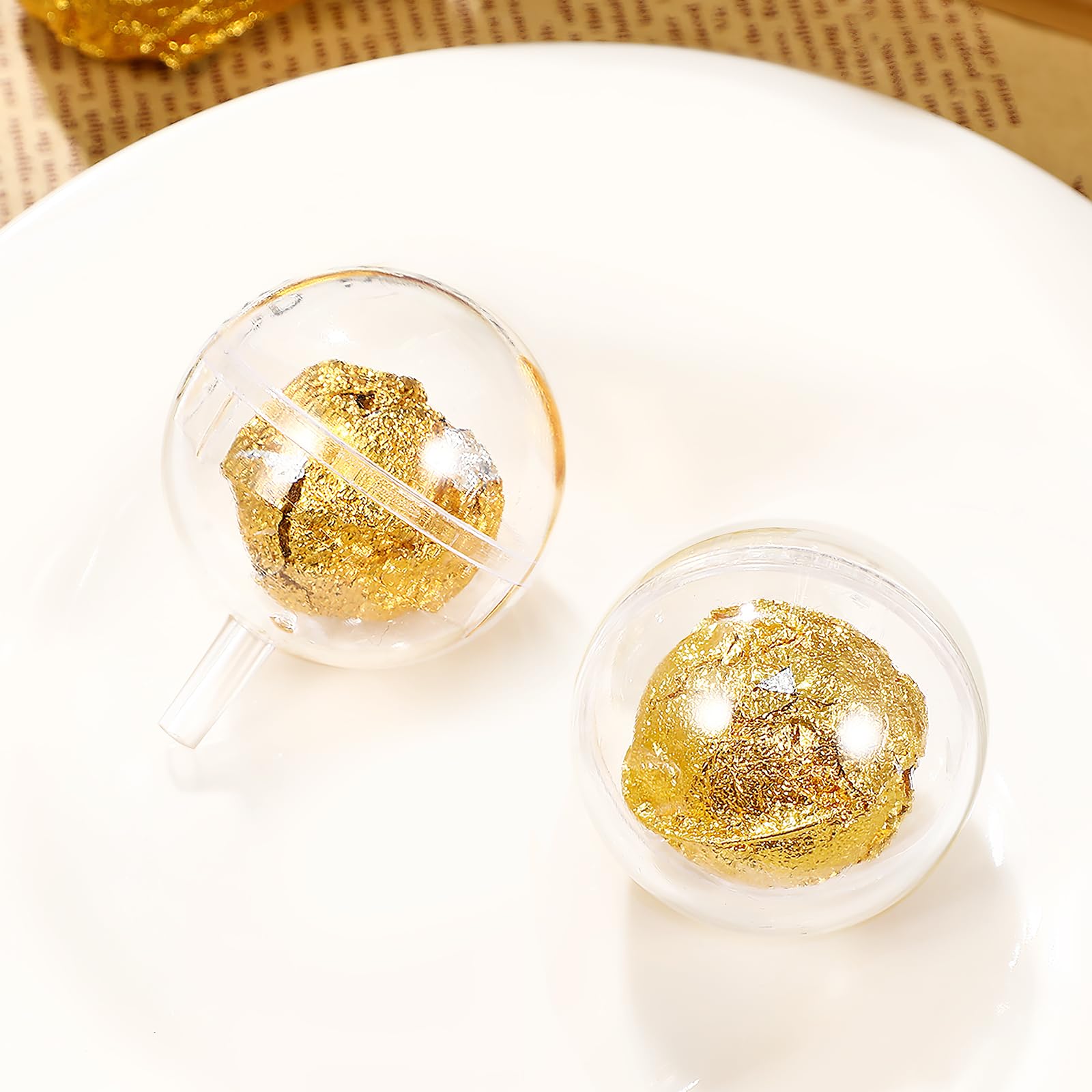 100Pcs Clear Chocolate Holders: Round Chocolate Box Candy Wrappers Holders for Bouquet, Truffle, Wedding & Valentine's Day