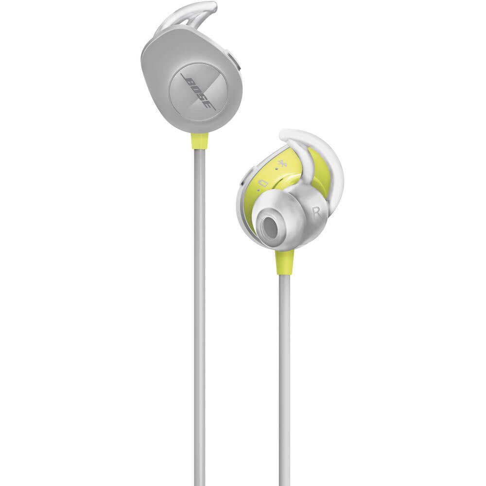 Bose SoundSport Wireless, Sweat Resistant, In-Ear Headphones, Citron