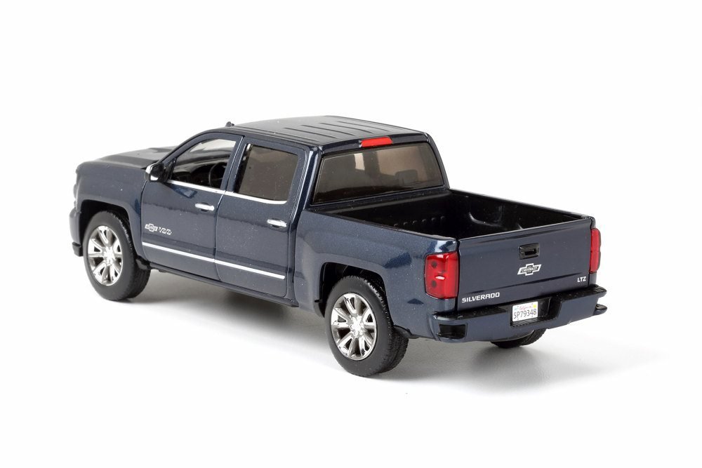 Motor Max 2018 Chevy Silverado Pick-Up Truck (Centennial Edition), Steel Blue 79353BU - 1/27 Scale Diecast Model Toy Car