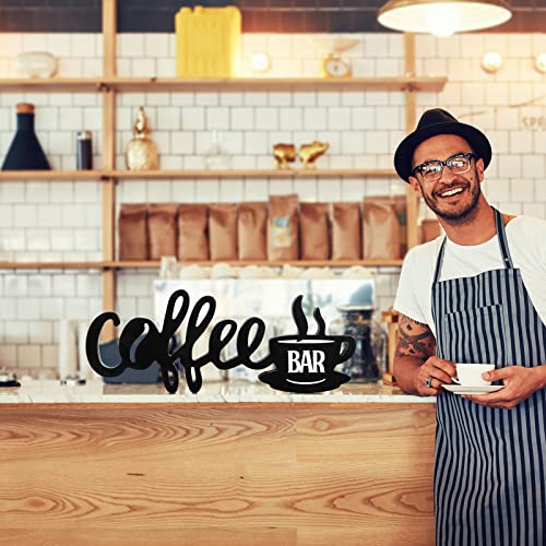 Yulejo Coffee Bar Sign Wooden Block Farmhouse Coffee Bar Decor Rustic Coffee Bar Decor for Coffee Bar Wooden Coffee Decor for Coffee Bar Home Office Kitchen