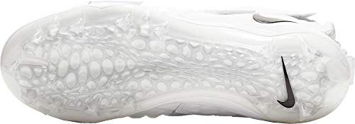 Nike Men's Force Savage Elite 2 Football Cleats (White/Black, 18 M US)