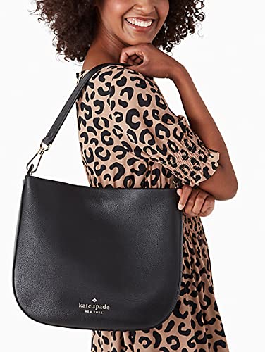 Kate Spade New York Lexy Shoulder Bag Women's Leather Handbag (Black)