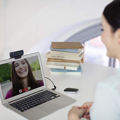 Logitech C920S HD Pro Webcam, Full HD 1080p/30fps Video Calling, Clear Stereo Audio, Light Correction, Privacy Shutter, Works with Skype, Zoom, FaceTime, Hangouts, PC/Mac/Laptop/Tablet/XBox - Black