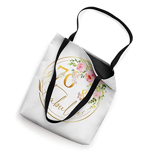 70 and Fabulous Birthday Gifts Fabulous 70 Years Old Tote Bag