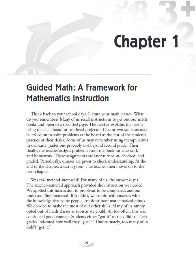 Guided Math: A Framework for Mathematics Instruction - Small group & whole group engagement strategies (2nd edition)