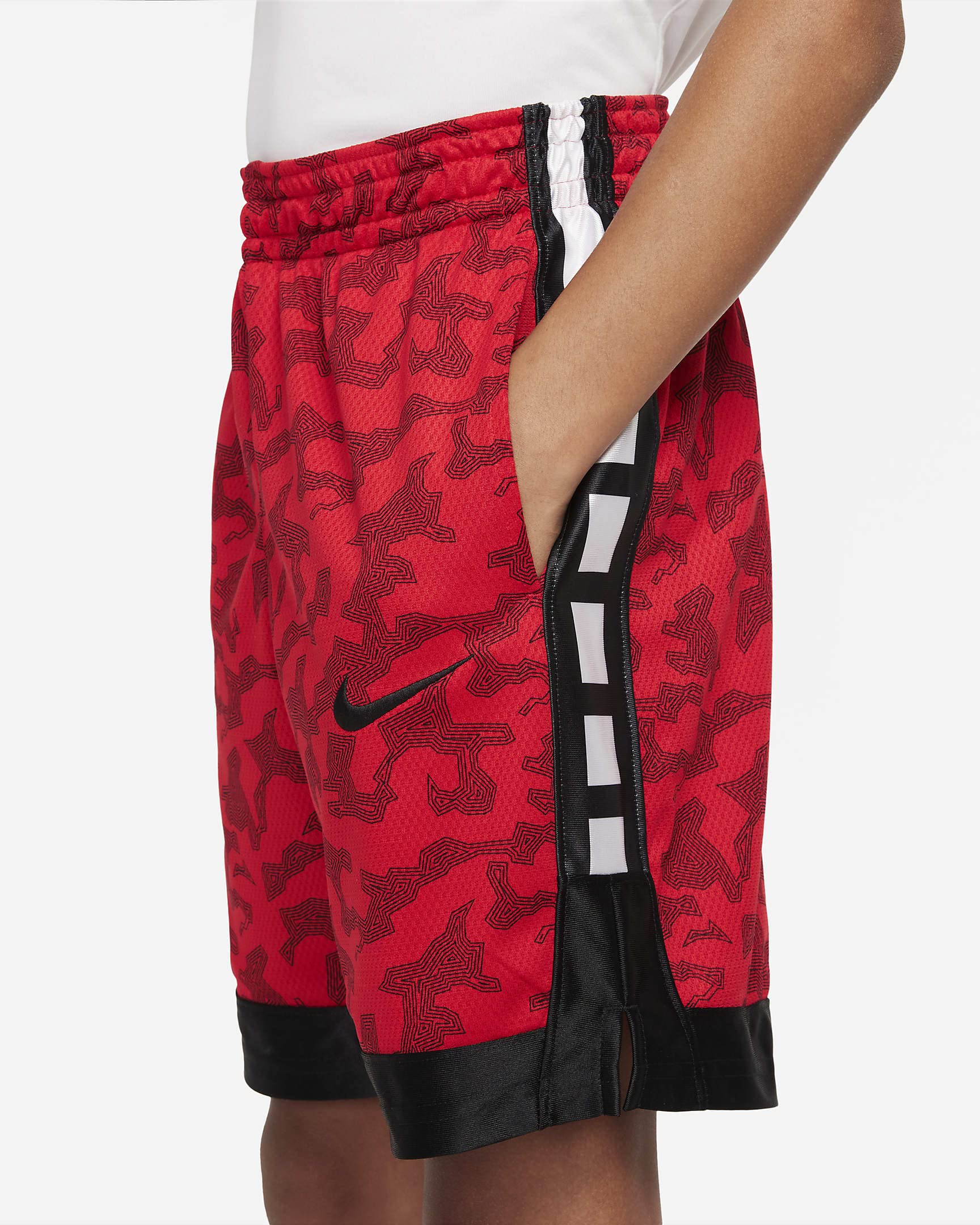 Nike Boys Elite Printed Basketball Shorts X Large