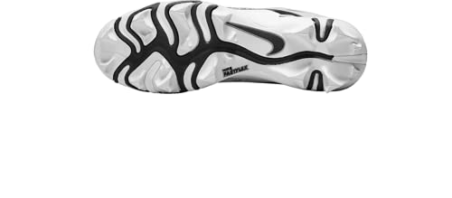 Nike Alpha Menace 3 Shark Mid CV0582-100 White-Black Men's Football Cleats 10.5 US