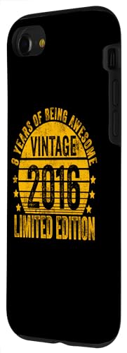 iPhone SE (2020) / 7 / 8 8 Year Old Vintage 2016 Limited Edition Bday Case