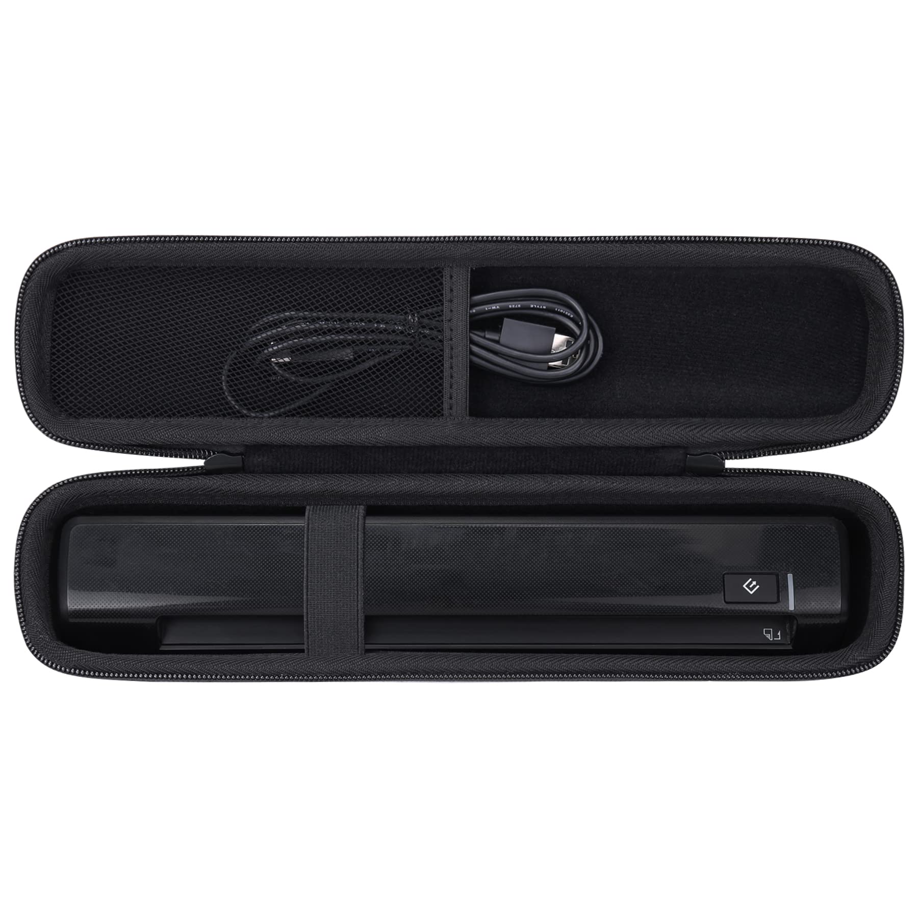 co2CREA Hard Travel Case Replacement for Epson Workforce ES-50 ES-60W DS-70 DS-80 Portable Sheet-fed Document Scanner (Black)