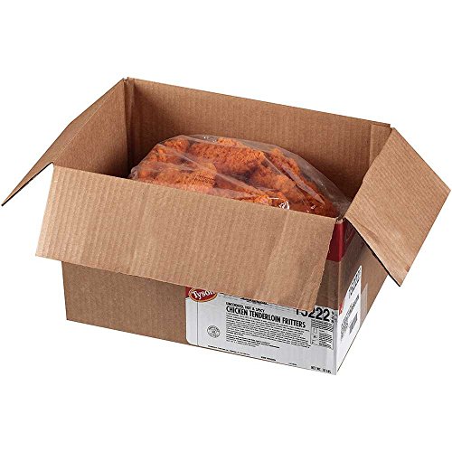 Tyson Uncooked Hot and Spicy Chicken Tenderloin Fritters, 10 Pound -- 1 each.