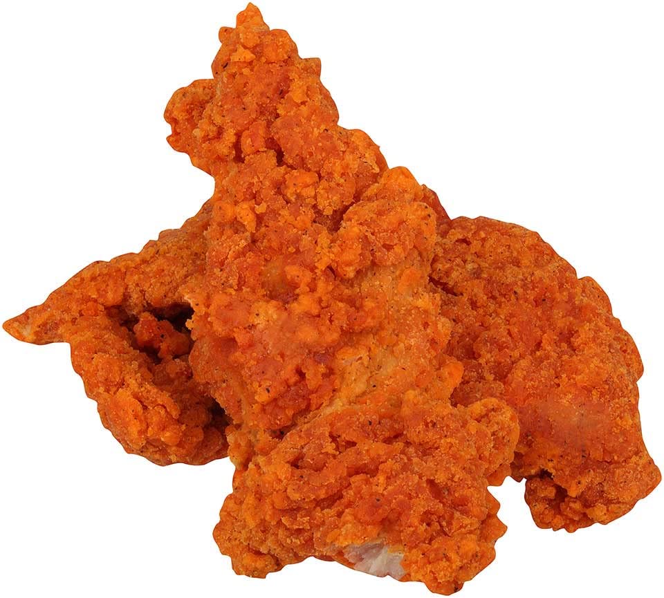 Tyson Uncooked Hot and Spicy Chicken Tenderloin Fritters, 10 Pound -- 1 each.
