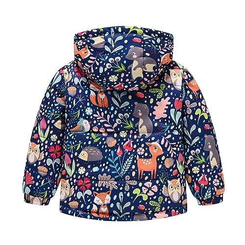 Girls Winter Coats Heavyweight Medium Length Warm Lightweight Packable Autumn and Winter Coat Cotton Shiny Jackets