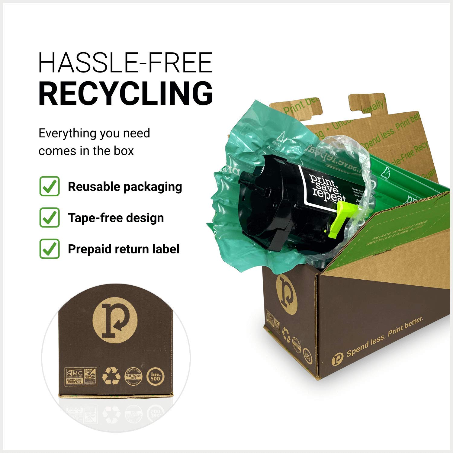 Print.Save.Repeat. Lexmark B231000 Remanufactured Toner Cartridge for B2338, B2442, B2546, B2650, MB2338, MB2442, MB2546, MB2650 Laser Printer [3,000 Pages]