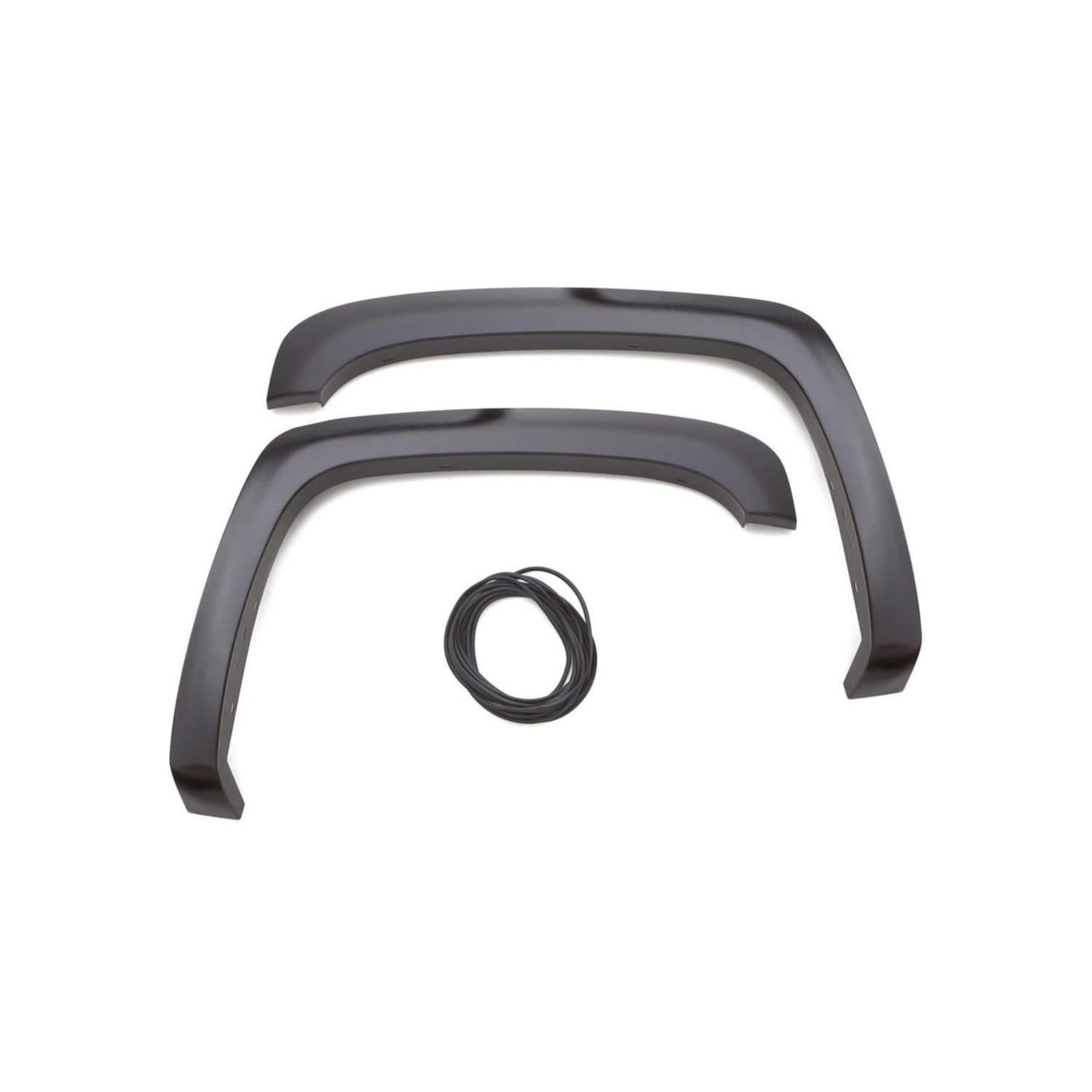 Bushwacker OE Style Factory Front Fender Flares | 2-Piece Set, Black, Smooth Finish | 40079-02 | Fits 2007-2013 Chevrolet Silverado 1500; 2007-2014 Silverado 2500 HD, 3500 HD