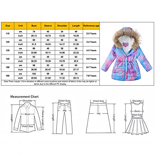 Girls Little Long Quilted Padded Light Puffer Coat Hooded Windproof Outwear Down Coat Overcoat Cotton Shiny Jackets