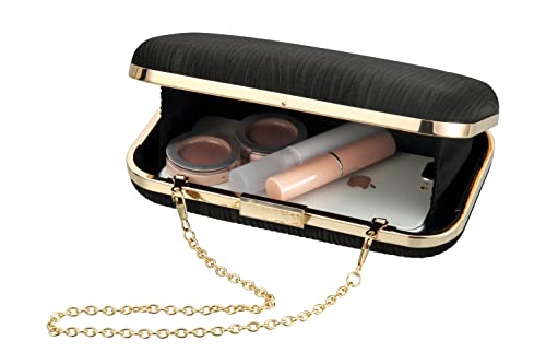 Savatano gold clutch,gold clutch purses for women evening wedding cocktail party evening bag shoulder crossbody handbag