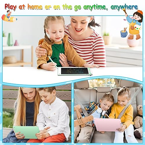 2PACK LCD Writing Tablet (Pink&Green),Toddler Drawing Board Toys for Kids Learning & Education,10in Erasable Drawing Doodle Board,Toddler Birthday Gift for Boys Girls 3 4 5 6 7 8 Year Old