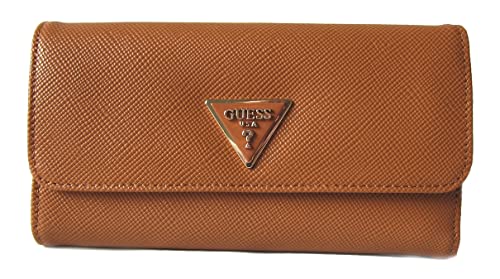 GUESS Womens Laurel Multi Clutch wallet, Light Cognac, One Size US