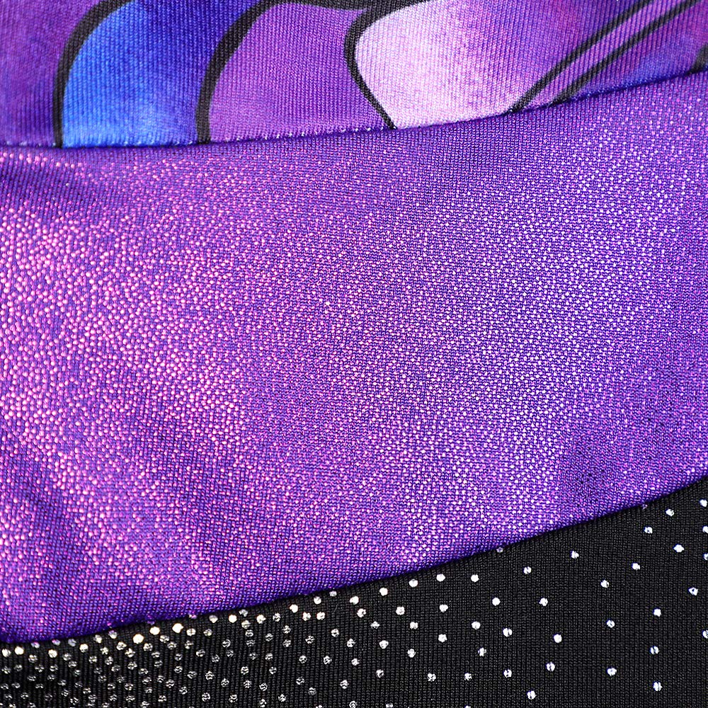 HOZIY Purple Gymnastics Leotards for Girls Sparkly Size 7-8 Years Old Biketards