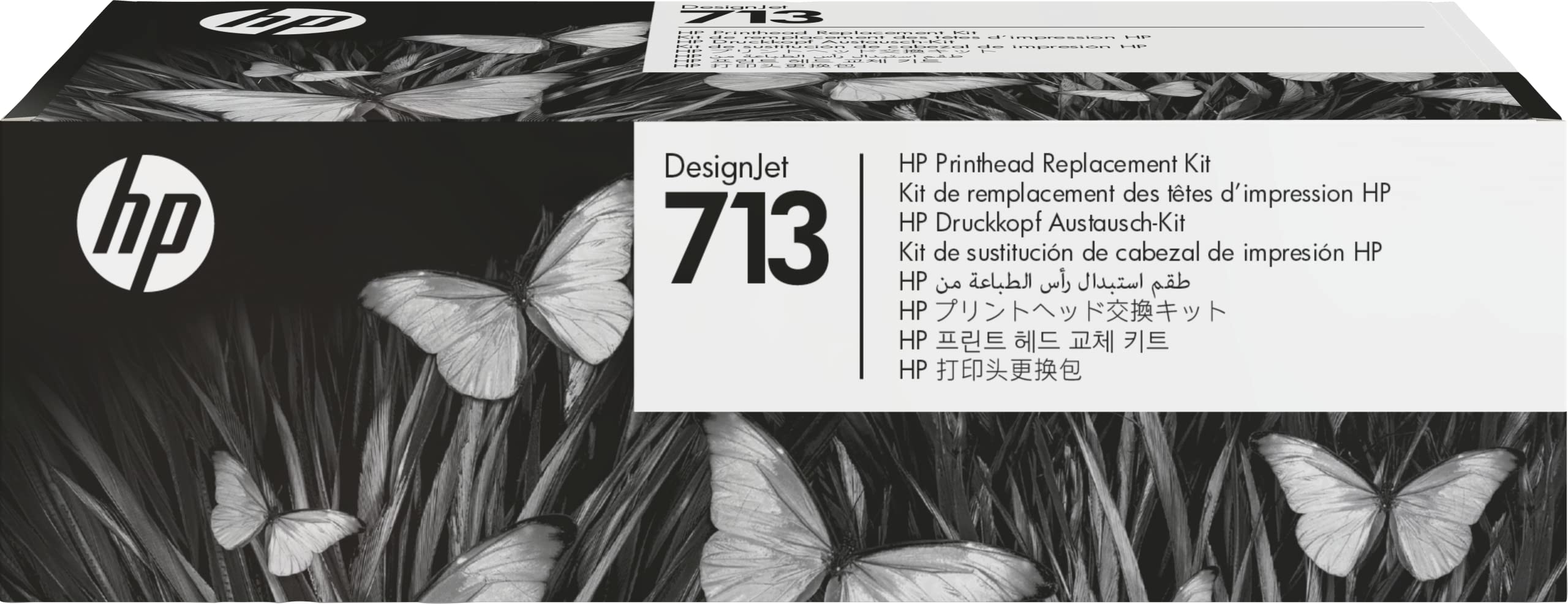 HP 713 DesignJet Printhead Replacement Kit (3ED58A) for DesignJet T650, T630, T230, T210 & Studio Plotter Printers Black