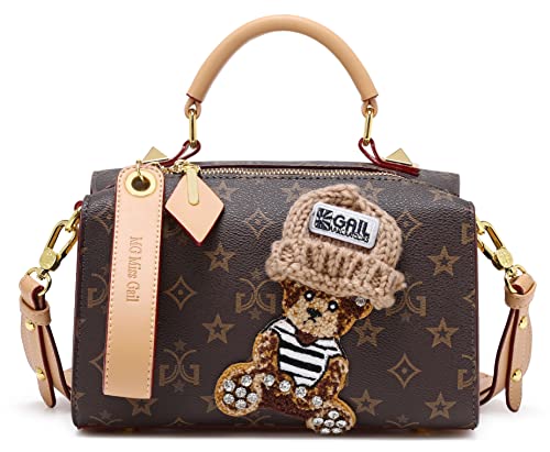 MESSGAIL Top Handle Satchel for Women Classic Shoulder Bag Designer Pochette with Wide Adjustable Strap