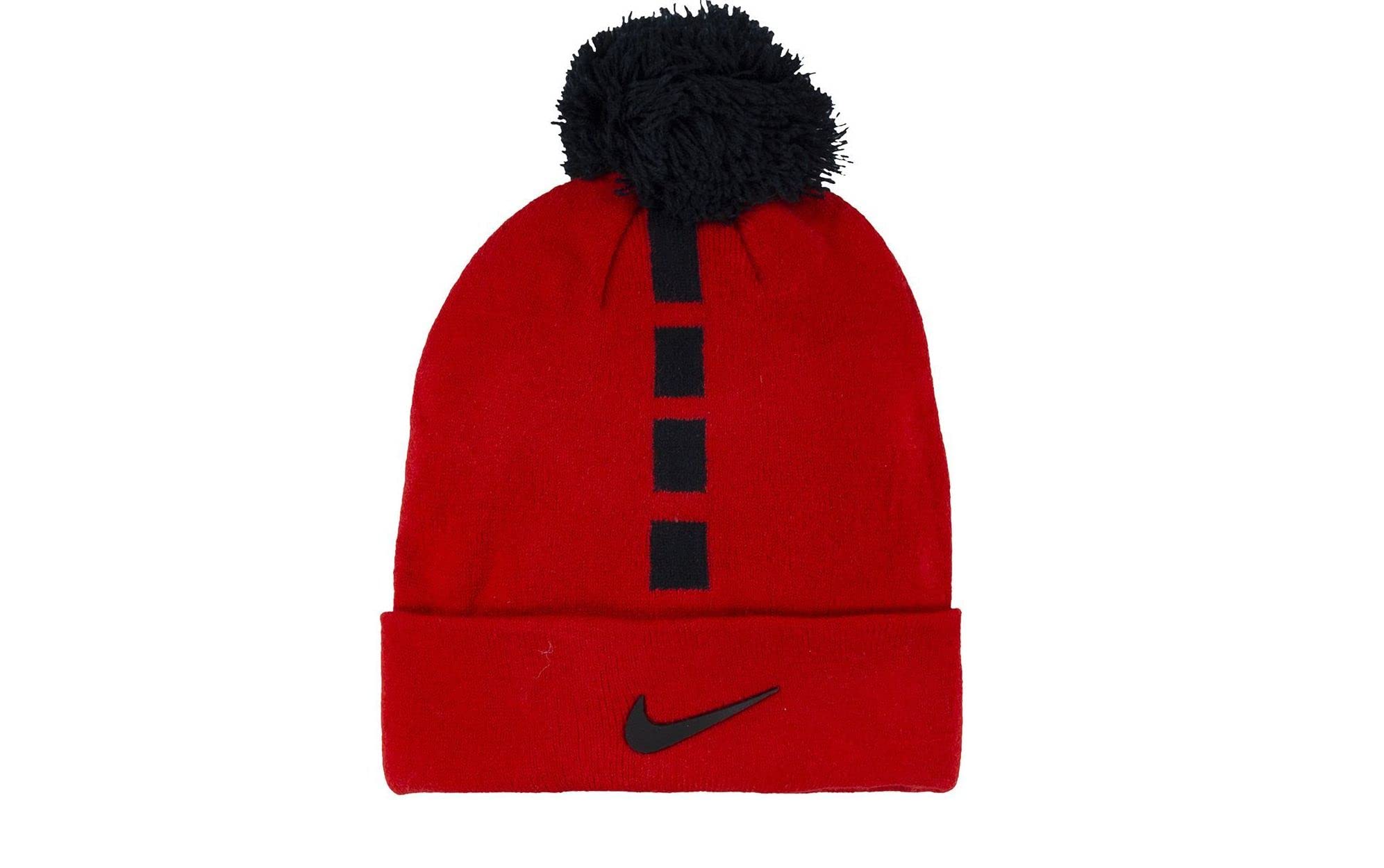 Nike Big Kids' Elite Beanie and Gloves Set (One Size, University Red/Black)