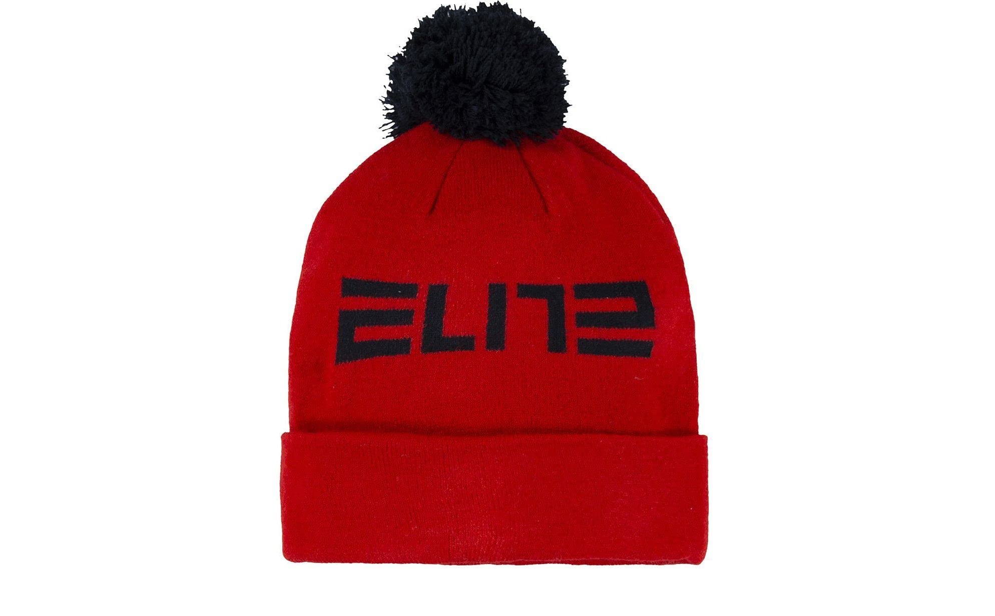 Nike Big Kids' Elite Beanie and Gloves Set (One Size, University Red/Black)