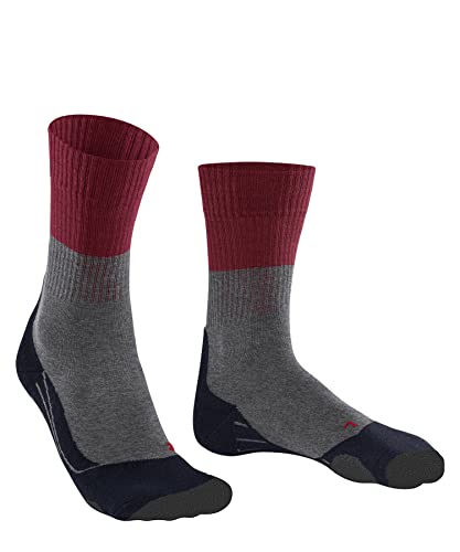 FALKE Men's Standard TK2 M SO, Grey (Lightgrey/Red 3408), 12.5-13.5