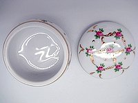 Essence of Europe Gifts Classic Victorian Themed Desert Rose Ceramic Vintage 2.5" Round Jewelry Box | GermanGiftOutlet
