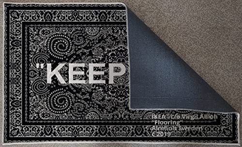 Keep Off Rug, for Living Room, Fan Carpet, Off White Rug, Keep Off, Keep Off Carpet, Popular Rug, Themed Rug, Cool Rug Decor,for Bedroom Rug p440 (2.6x3.9 feet - 80x120 cm)