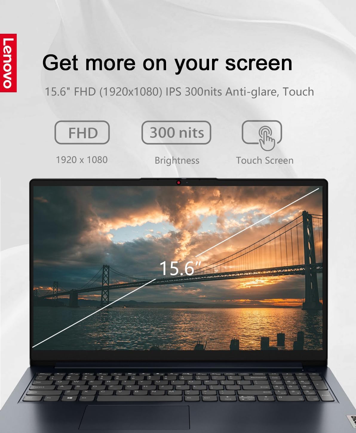 Lenovo IdeaPad 3 14" FHD Laptop, 11th Gen Intel 4-Core i7-1165G7, Intel Iris Xe Graphics, 20GB RAM, 512GB PCIe SSD, FP Reader, Webcam, USB-C, HDMI, SD Card Reader, WiFi 6, SPS HDMI Cable, Win 11 Home