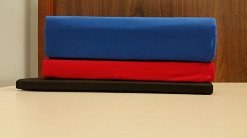 School Book Covers – 6 Frustration Free, Long Lasting Stretchable Fabric Jumbo Book Covers with 3 Post It Pads. Jumbo 9" x 12". Fit Textbooks. Perfect for School and Gifts.