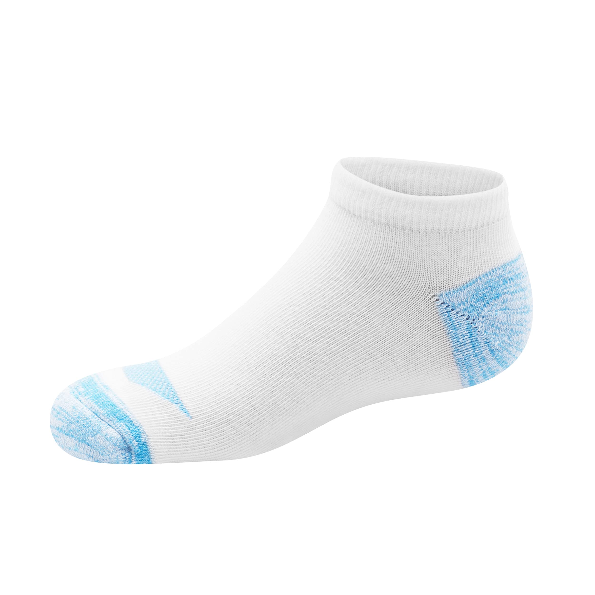 Hanes girls Cool Comfort Ankle Multipack fashion liner socks, Banded Assorted, Large US 12 Pair