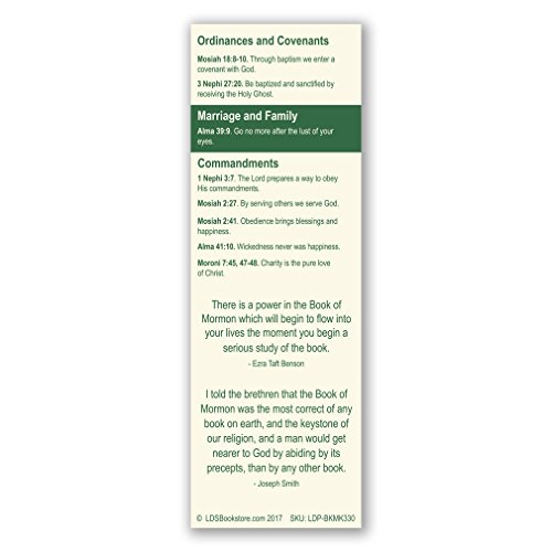 Book of Mormon Scriptures Bookmark