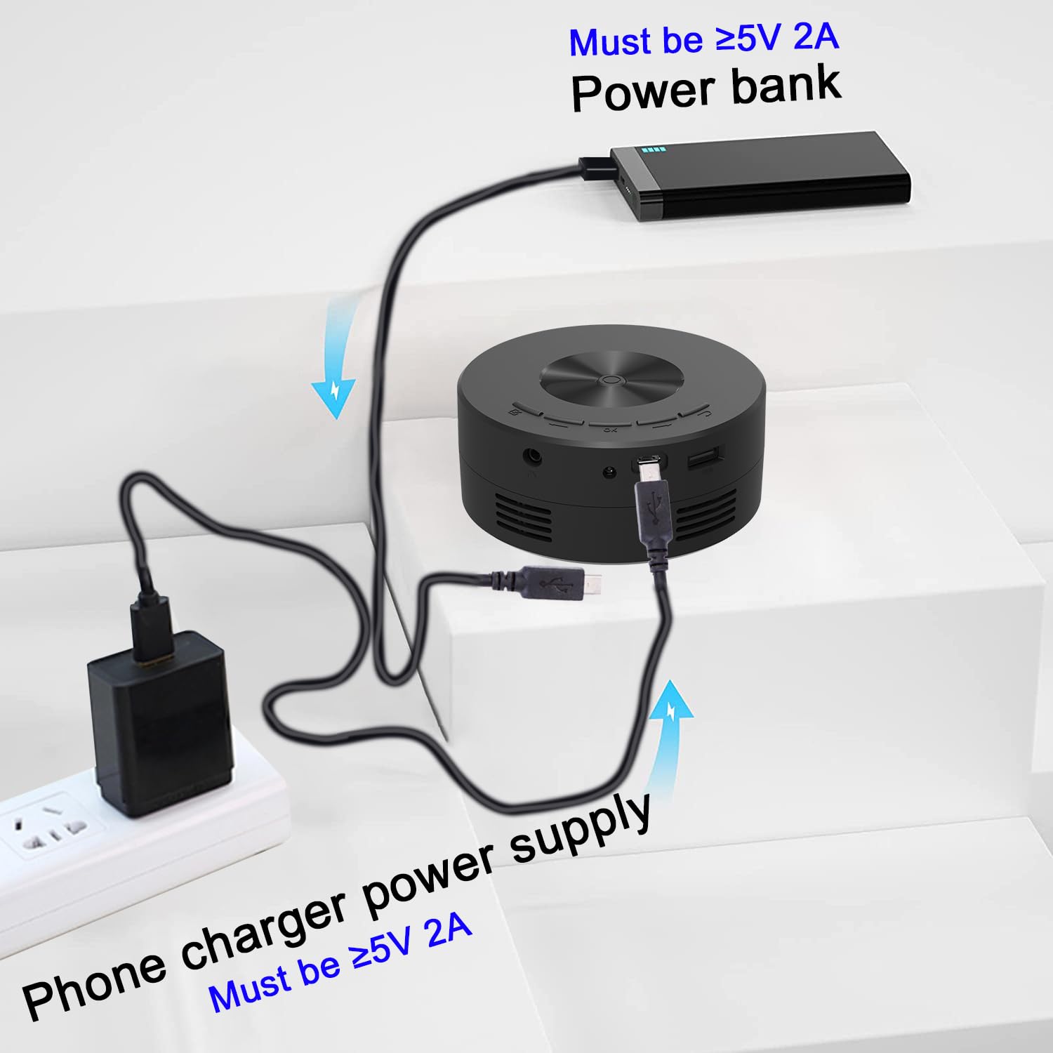 Portable Home Mini USB Projector for Phone with Remote Controller Built-in Speaker,Audio Port,Android iOS Phone Tablet USB Flash Driver Compatible