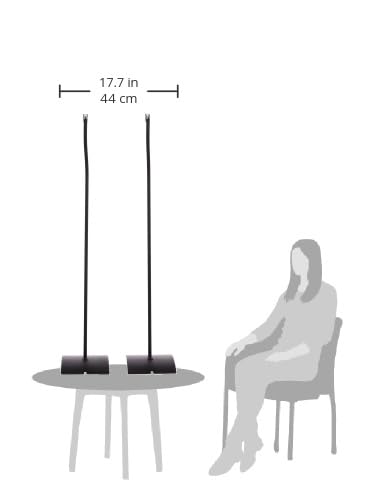 Bose UFS-20 Series II Universal Floor Stands (Pair of 2) - Black
