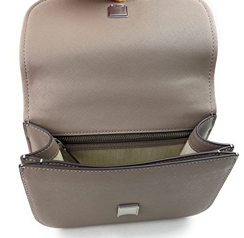 Tory Burch Emerson Flap Adjustable Shoulder Bag (Gray Heron)