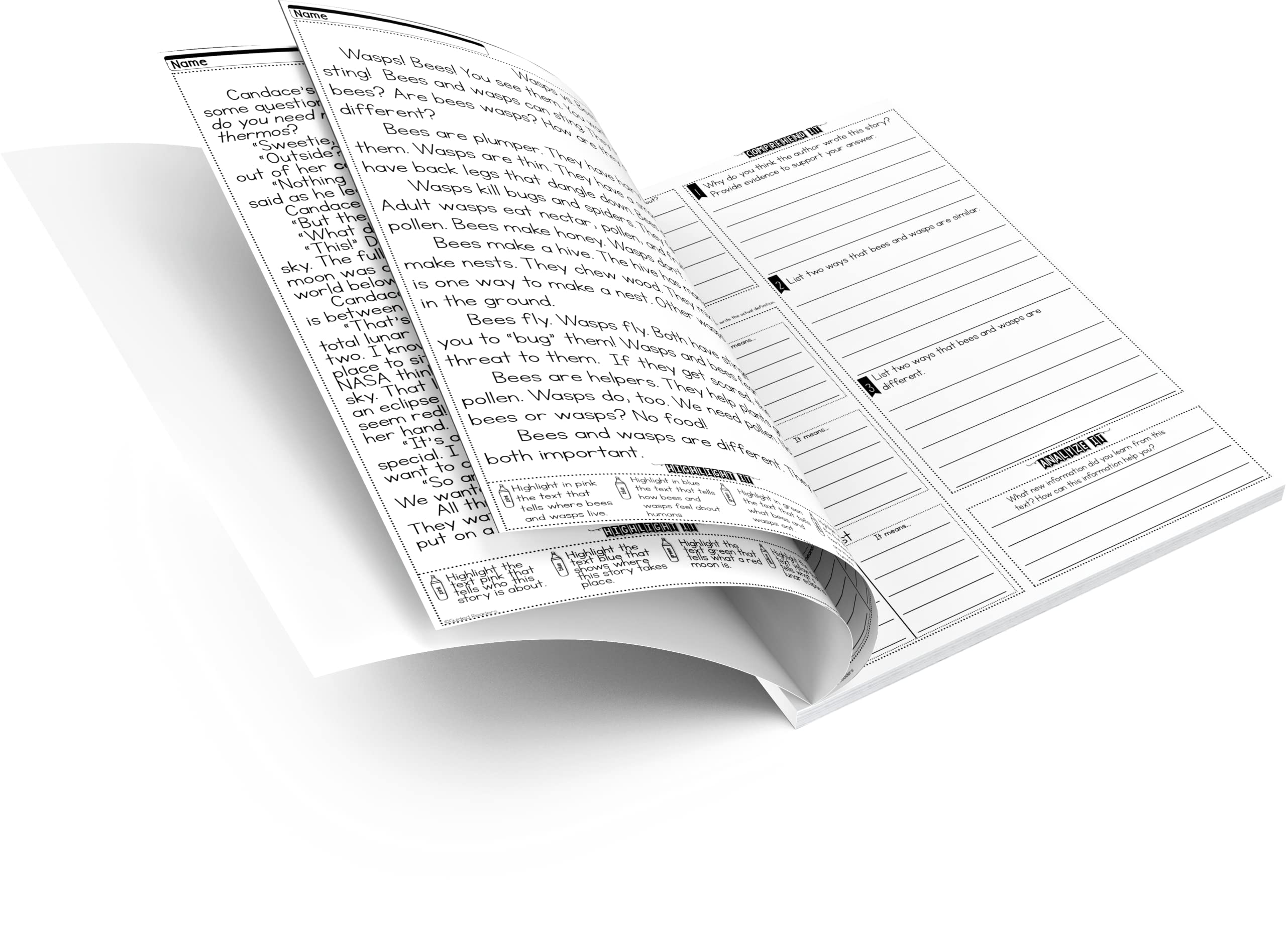 Reading Comprehension Grade 1 - Reading Comprehension Grade 2 - 100 Close Reading Passages