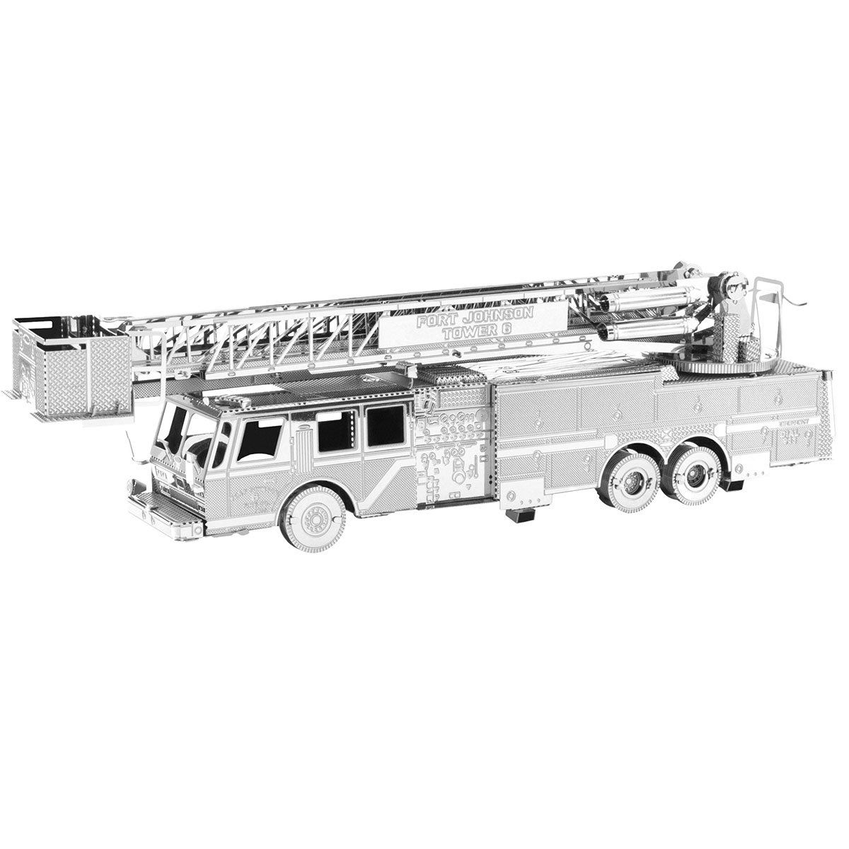Metal Earth Fire Engine 3D Metal Model Kit Bundle with Tweezers Fascinations