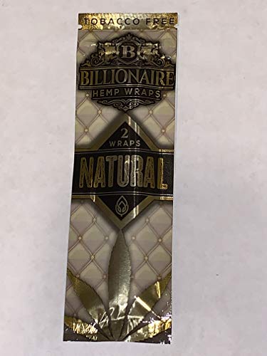 Billionaire Hemp Wraps Variety Pack (16 Wraps) 8 Packs one Each Flavor; OGK Natural Ballin' Blueberry Milli Mango Majestic Grape Sweet Stacks Pink Lemonade Russian Cream