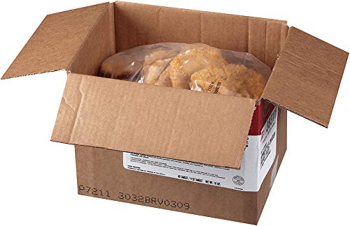 Tyson Red Label, No Antibiotics Ever, Fully Cooked Homestyle Chicken Breast Fillets 4 oz., 40 Pieces (2 - 5 lbs. bags)
