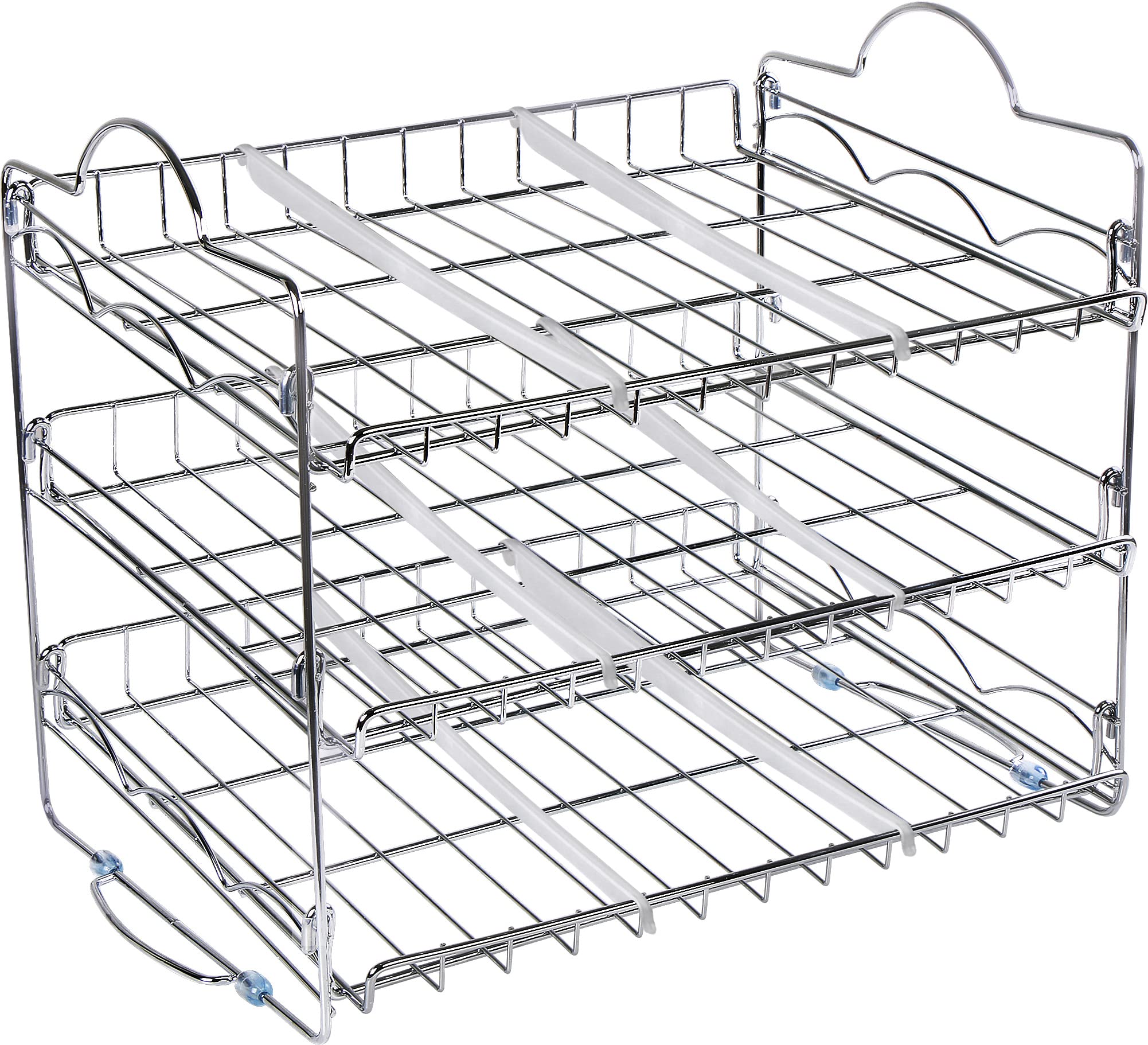 Utopia Kitchen Storage Can Rack Organizer, Stackable Can Organizer Holds Upto 36 Cans for Kitchen Cabinet or Pantry (Chrome)