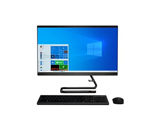 Lenovo IdeaCentre AIO 3i 24" All-in-One Computer, Intel Core i5-10400T, FHD Display, 16GB RAM, 1TB HDD, 256GB SSD, DVD RW Drive, Windows 10