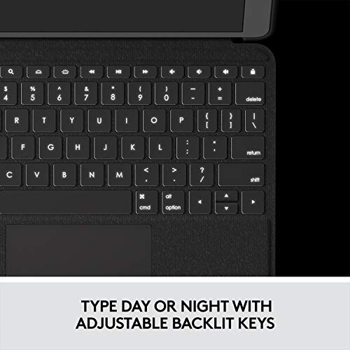Logitech Folio Touch iPad Keyboard Case with Trackpad and Smart Connector for iPad Air (4th and 5th Generation) – Graphite
