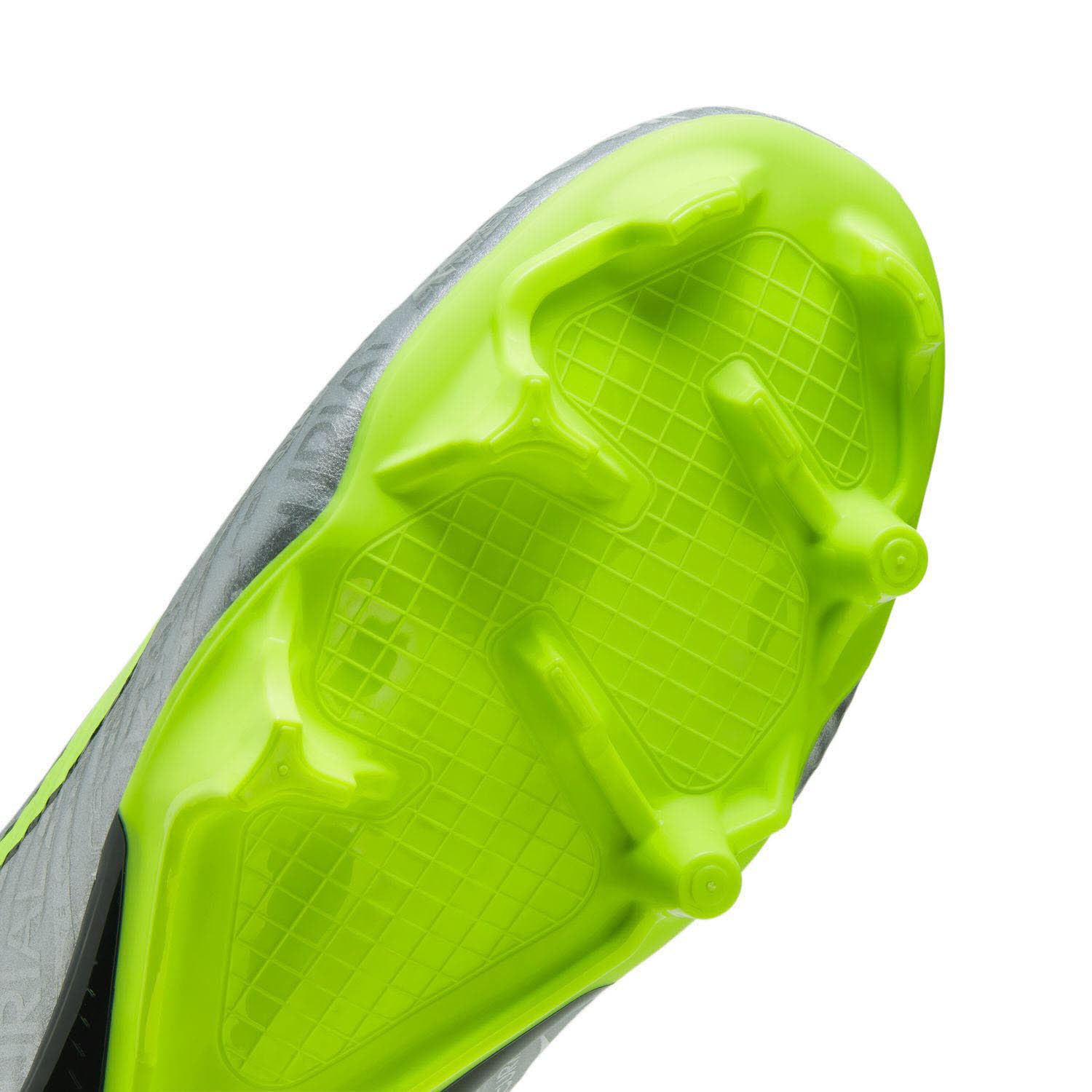 Nike Zoom Vapor 15 Academy XXV FG/MG FB8399 Mens Football Boots (UK 10 US 11 EU 45, Metallic Silver Volt Black 060)