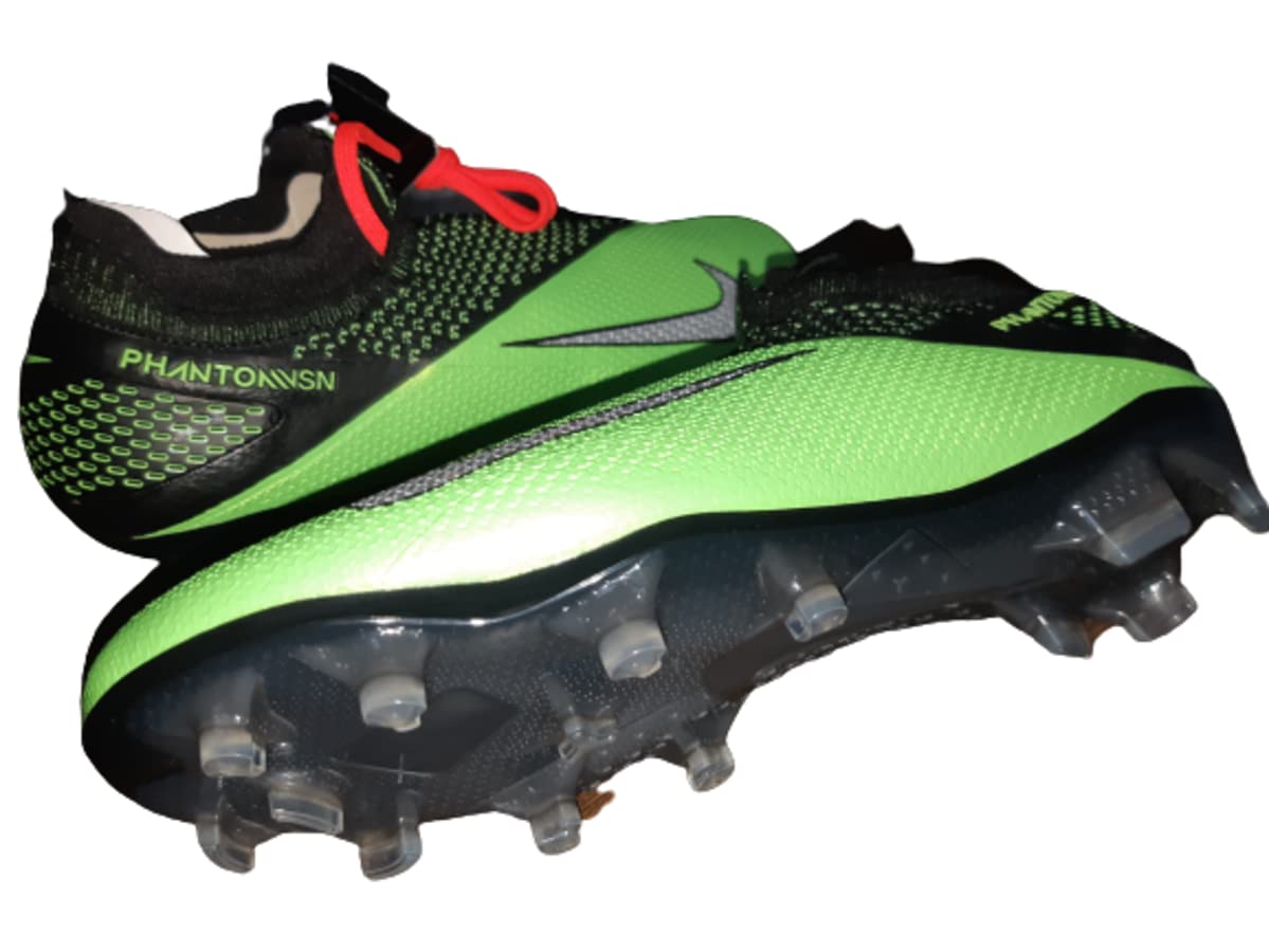 Nike Phantom VSN 2 Elite DF FG Mens Football Boots CD4161 Soccer Cleats (UK 11 US 12 EU 46, Black Metallic Platinum 036)