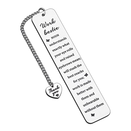 Employee Appreciation Gifts for Women Work Bestie Office Best Friend Bookmark Boss Lady Day Christmas Supervisor Leader Manager Colleague Leaving Retirement Thank You Farewell Going Away Men Her Him