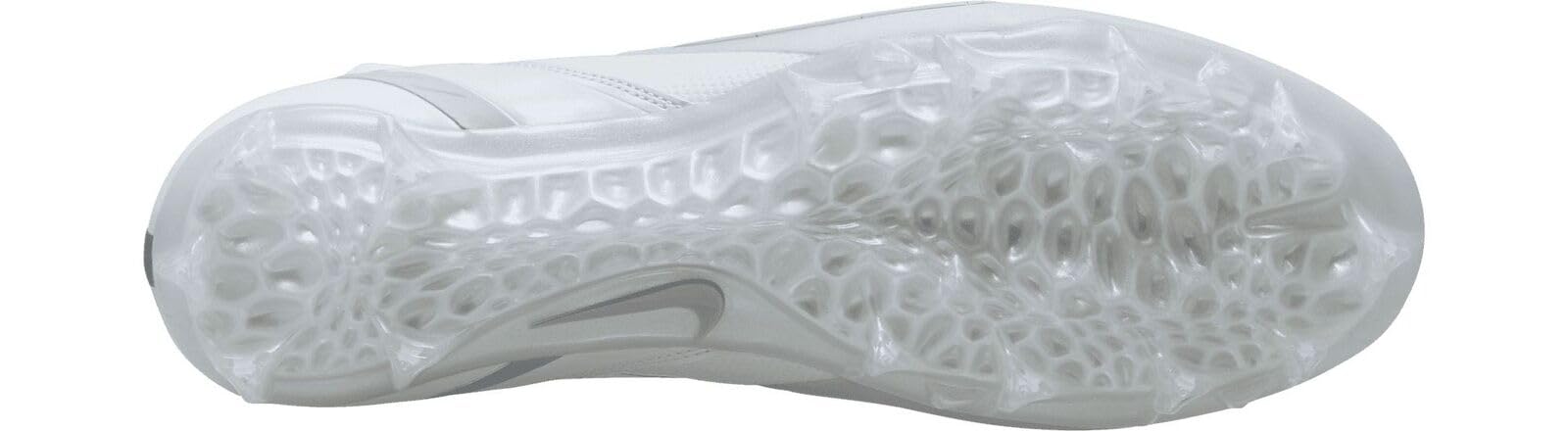 Nike Alpha Huarache 8 Elite CW4440-011 Men's Lacrosse Cleats White/Pure Platinum/Wolf Grey/White (us_Footwear_Size_System, Adult, Men, Numeric, Medium, Numeric_13)